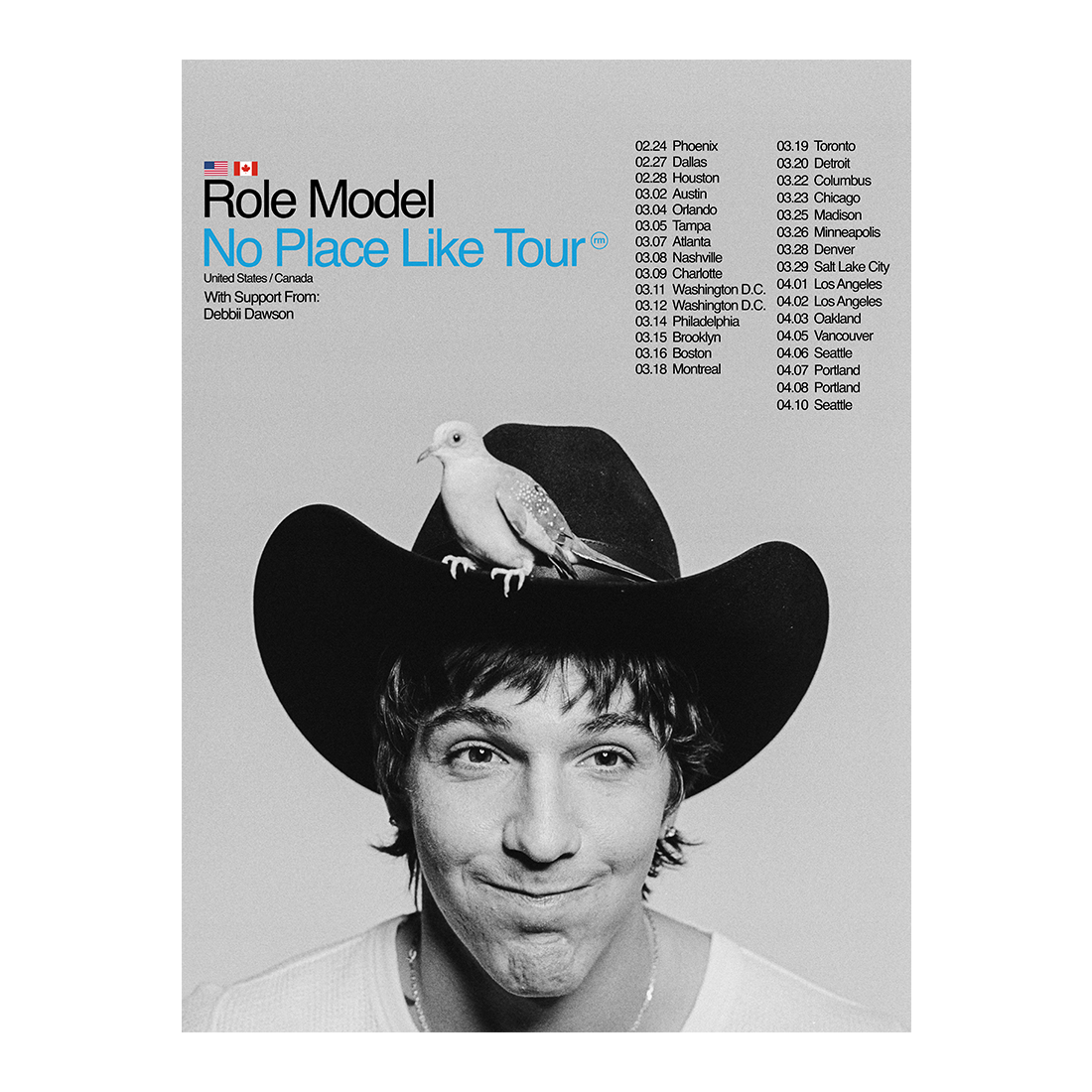 No Place Like Tour Poster - Role Model Official Store